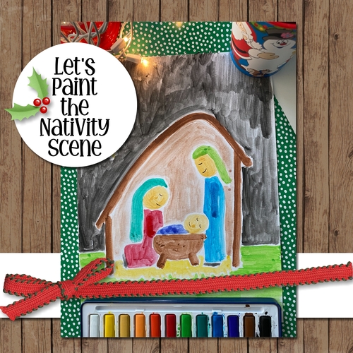 How to Paint the Nativity Scene by Angie Breeding | TPT