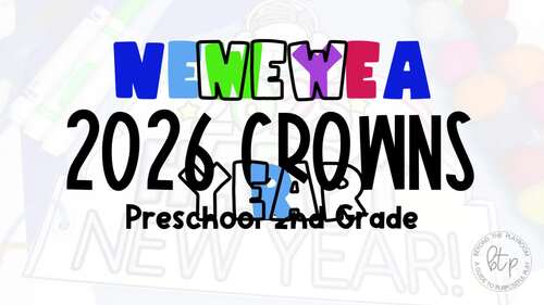 New Year Crowns 2026 - Happy New Year Craft Preschool & Kindergarten ...