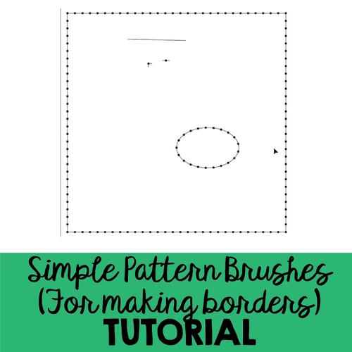 Tips for Creating Simple Pattern Brushes by Teachers Illustrate | TPT