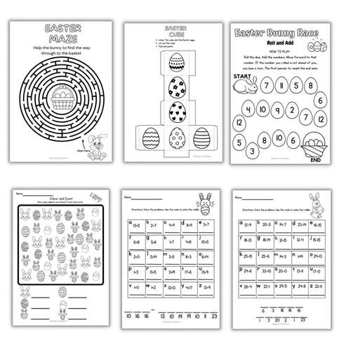 EASTER FIRST FINISHER ACTIVITIES FOR PRIMARY SCHOOL LEARNERS by ...