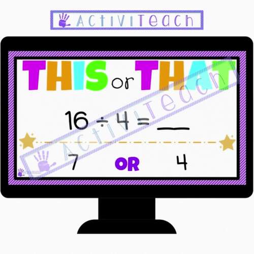 Simple Multiplication and Division Facts Games Activities Basic Math ...