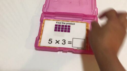Multiplication Facts Three - Adaptive taskcards by Reflect-learn-adapt