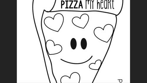 Pizza My Heart Valentine's Day Bulletin Board or Craftivity | TPT