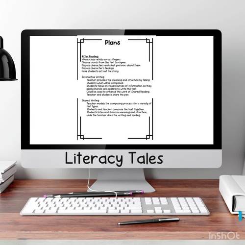 Shared Reading Five -Day Plan and Lesson Plans K-5 by Literacytales