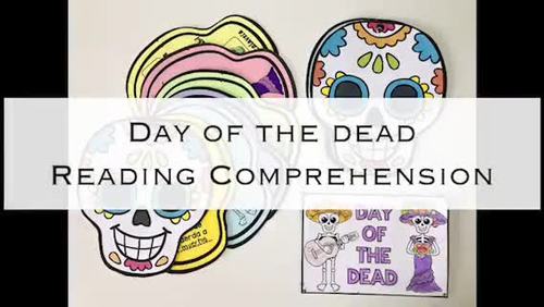 Day of the Dead Reading comprehension | Halloween Emergent Reader and ...