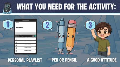 Back to School Activity: Personal Playlist Icebreaker by MrBearTeaches