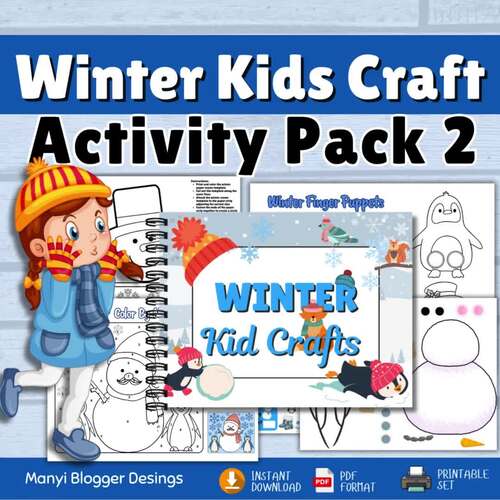 2nd Winter Craft and Activity Pack – Classroom Projects for Kids