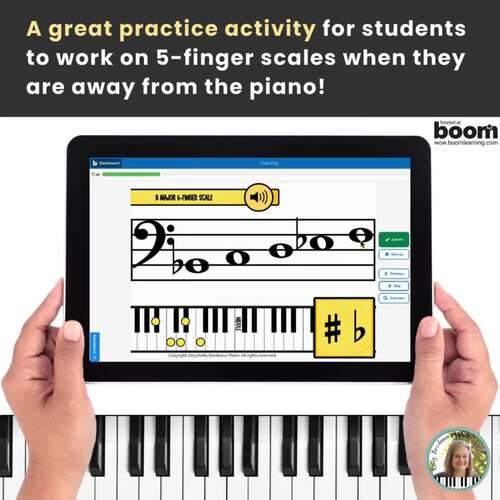 Major 5-Finger Scales on the Staff BOOM™ Cards - Creating Major Pentascales