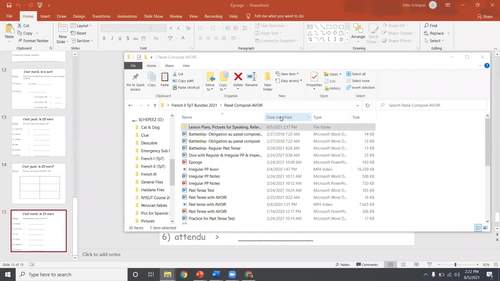 French 2 Unit- Passé Composé with AVOIR and AVOIR Irregular Verbs