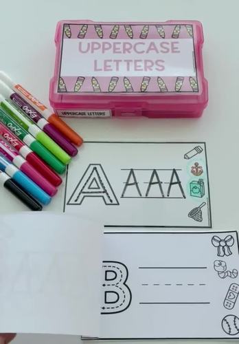 Uppercase Letter Handwriting Practice by The Organized Occupational ...