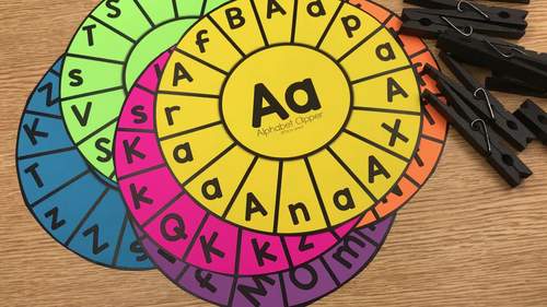 Alphabet Clippers by Tara West - Little Minds at Work | TPT