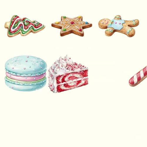 Oversized Holiday Treats Clipart Set – 22 Transparent PNGs, | TPT