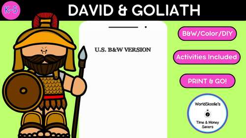 Bible Stories: David & Goliath by WorldSkoolie | TPT