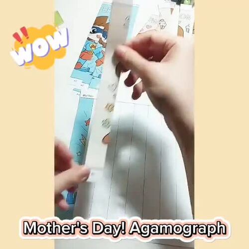 Mother's Day Agamograph Craft: Word & Doodle Edition: Coloring: Art ...