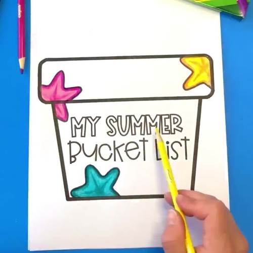 My Summer Bucket List | End of Year Craft by Girlfriends' Guide to Teaching