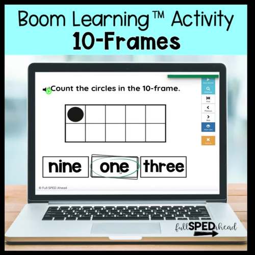10 Frames Counting Numbers 0-10 Boom™ Cards Activity | TpT