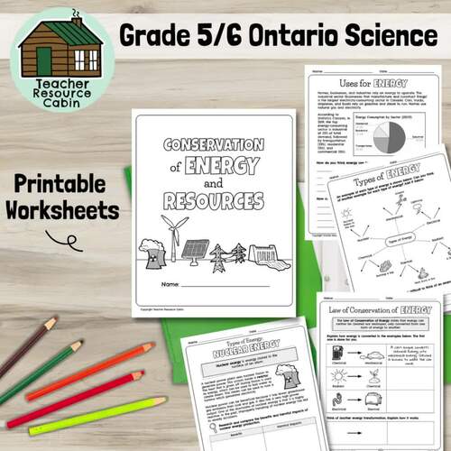 Grade 5/6 Science Workbooks (NEW 2022 Ontario Curriculum) | TPT