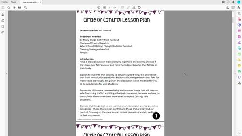 Dealing With Test Anxiety Lesson & Resources & Send Home Guide (Grades 4-8)