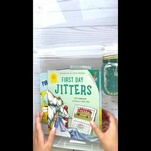 First Day Jitters Book Activities | Back to School SEL Craft | Jitter ...