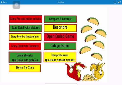 Dragons love tacos Book Companion (Boom Cards) by Between Sounds and ...