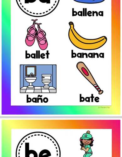 Sílabas Posters from A-Z Carteles de sílabas de A-Z by La Maestra Pati ...