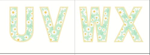 Daisy Themed Bulletin Board- Letters, Welcome, Name Tags, Borders, and ...