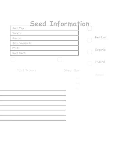 Garden Planner for Kids | Gardening Activities | Plant Life Cycle ...