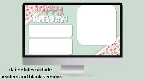 Groovy Daily Slides || Morning Meeting || Google Slides by Homeroom Harris