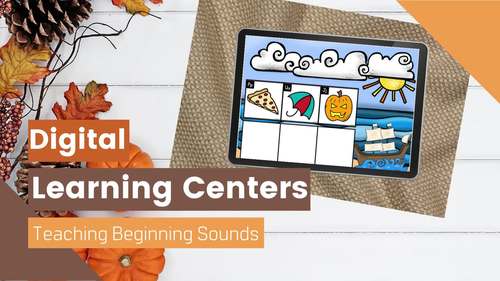 Beginning Sounds Worksheets and Sort - Printable and Digital Phonics Game