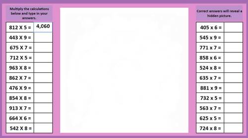 Mystery Digital Pixel Art NO PREP - Retriever 3-digit by 1-digit ...