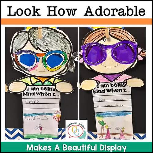 Kindness Activity – Bulletin Board Craft by Carrie Lutz - Classroom ...