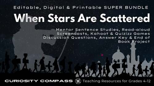 When Stars Are Scattered Book Club Packet, Vocabulary, Family History ...