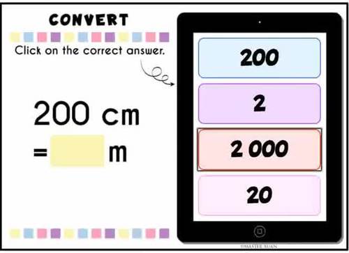 Metric Conversion for Length by Master Xuan | Teachers Pay Teachers
