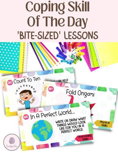 Coping Skill Of The Day | Mini Coping Skills Lessons by Counseling Chaos