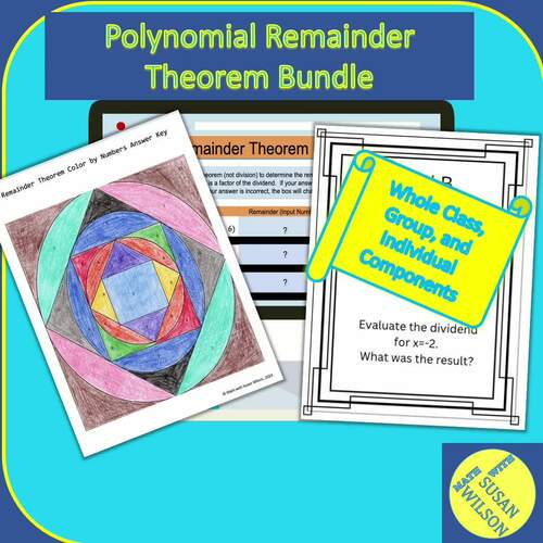 Polynomial Remainder Theorem Low-Prep Investigation and Practice Bundle Polynomial Remainder Theorem Low-Prep Investigation and Practice Bundle