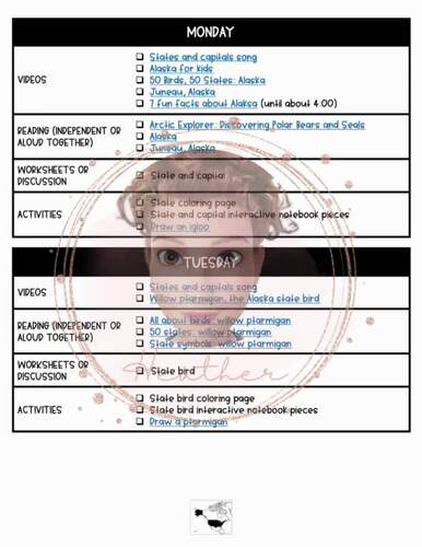 Alaska State Unit Study | Capital, Bird, Flower, Flag, Animal | State ...