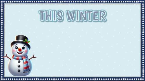 Stop a Snowman - January - Winter PowerPoint Editable Game Template ...