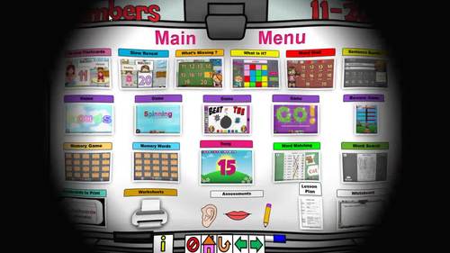 Numbers 11 - 20 NO PREP ESL Lesson Power Point Interactive Games