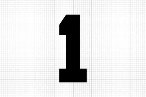 Number 1 Silhouette SVG - Instant Download by Mostafa Zakariyya | TPT