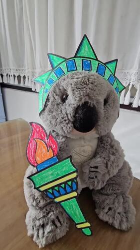 Build a Statue of Liberty's Torch Craft | 4th of July Printable Activity