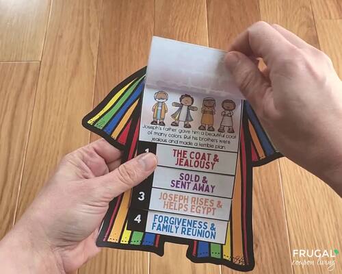 Joseph's Coat of Many Colors Story Book, Joseph and His Brothers Bible ...