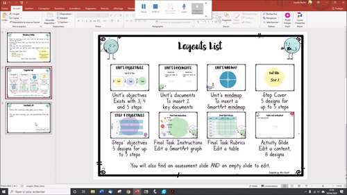 PowerPoint Editable Template for ESL-EFL Units by Mrs Recht's Virtual ...