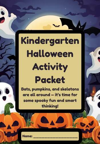 BUNDLE Spooktacular Scholars: Halloween Learning Packet (Kindergarten)