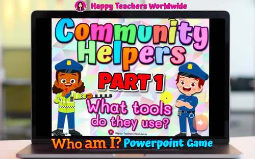 Community Helpers and Tools Powerpoint Game Part 1 by Happy Teachers ...