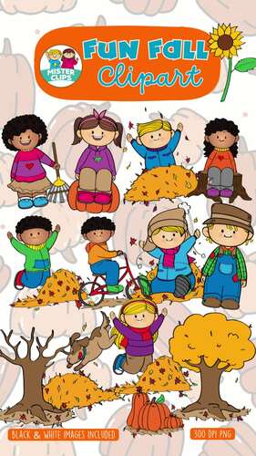 Fun Fall Clip Art by Mister Clips | TPT