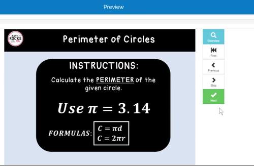 Circumference of Real-World Circles Mystery Picture Digital Boom Cards™