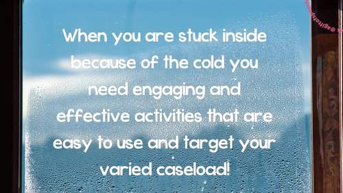 Winter Articulation early developing sounds Dress Animals Boom Cards™