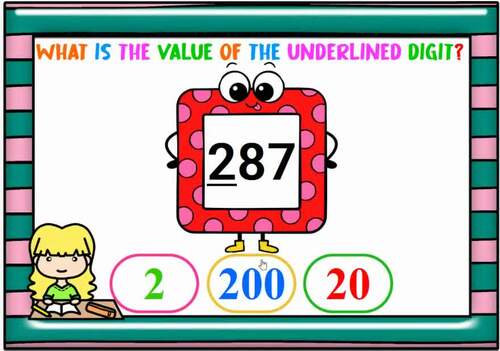 Place Value to 1000 2nd Grade Math Worksheets and Boom Cards Bundle