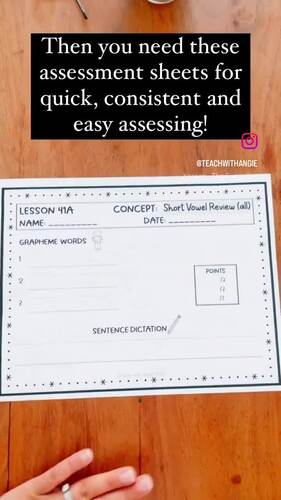 UFLI Inspired | Progress Monitoring | Assessment Sheets | Science of ...