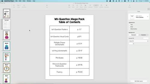 Wh-Question Mega Pack by The Autism Helper | TPT